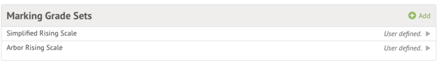 Can I change the default marking grade set in an assessment to a new ...