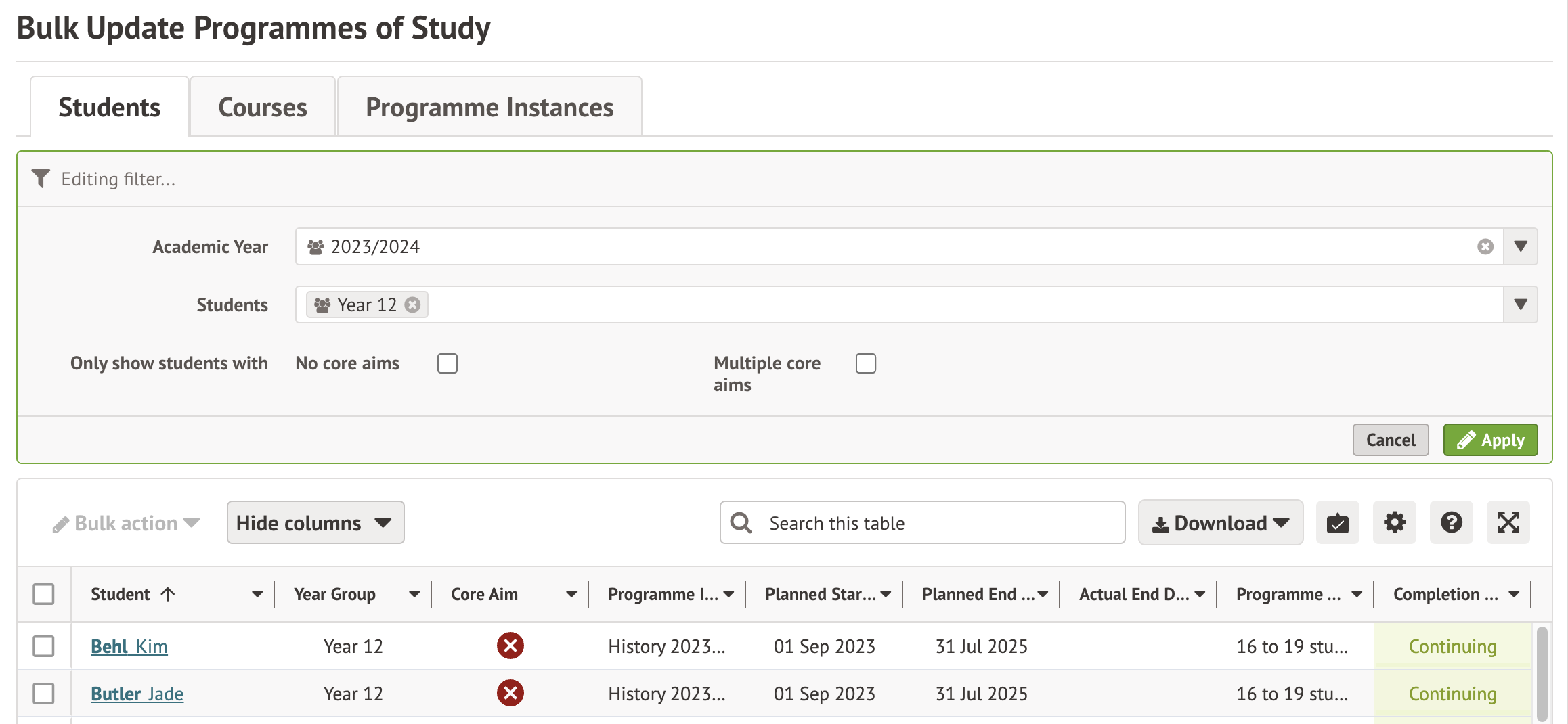 Learning Aims and Core Learning Aims for Post-16 – Arbor Help Centre