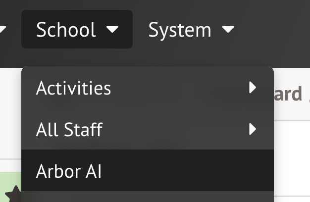 Managing Arbor AI – Arbor Help Centre