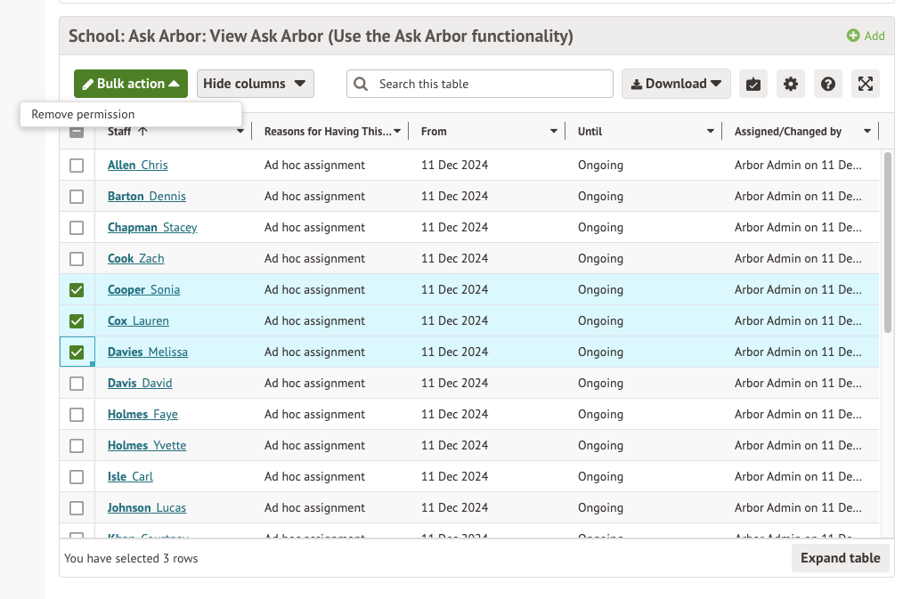 Managing Arbor AI – Arbor Help Centre