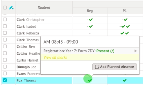 See and edit Roll Call statutory attendance marks – Arbor Help Centre