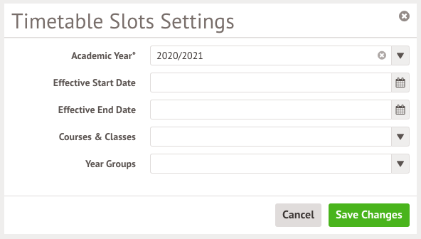 Editing timetable slots, lesson times, rooms and staff – Arbor Help Centre
