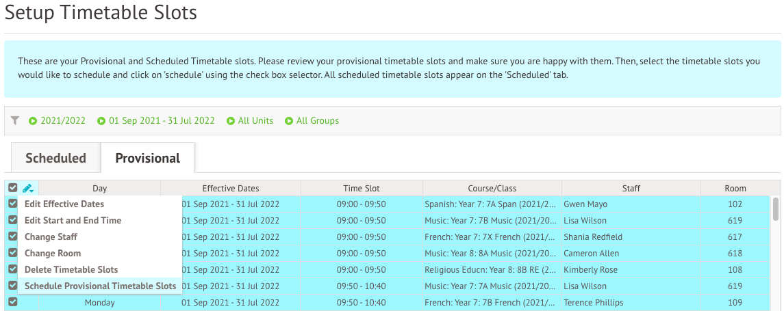 Importing a timetable from TimeTabler – Arbor Help Centre