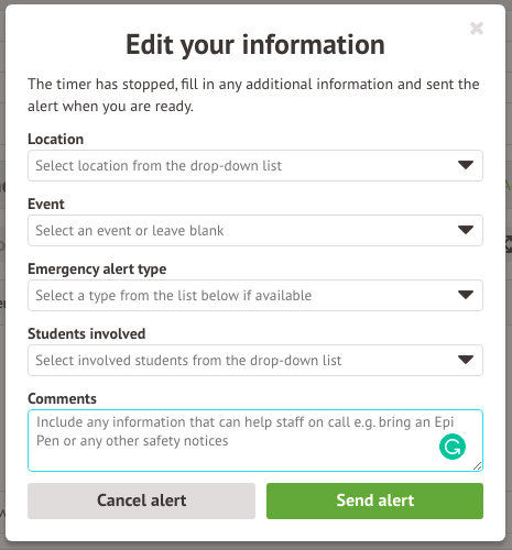 Emergency on call alerts – Arbor Help Centre