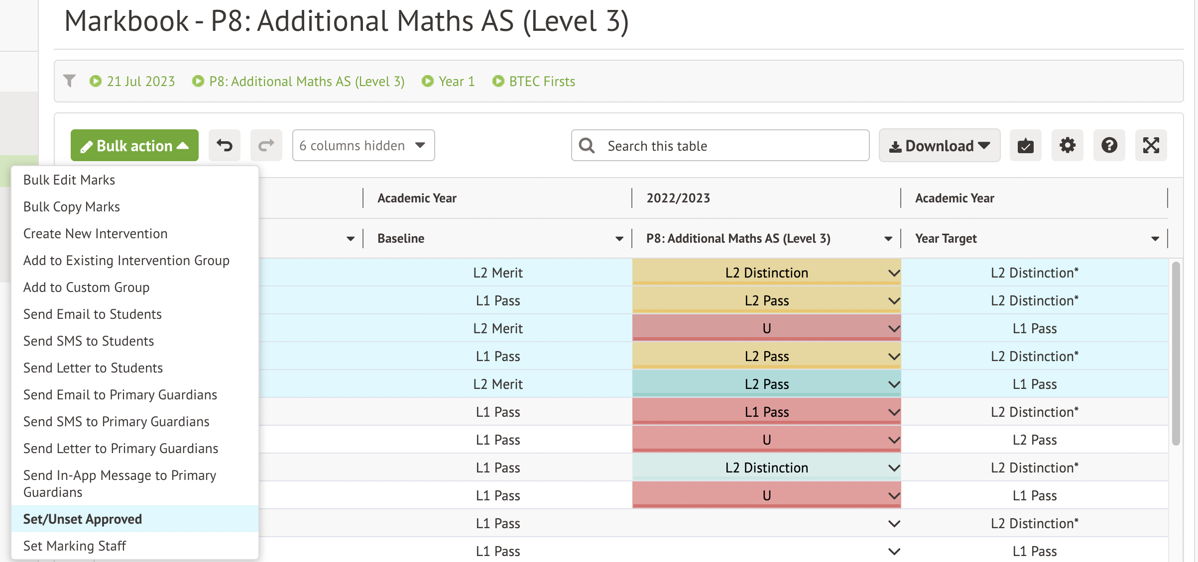 Approving marks in Arbor Report Cards and locking summative assessment ...