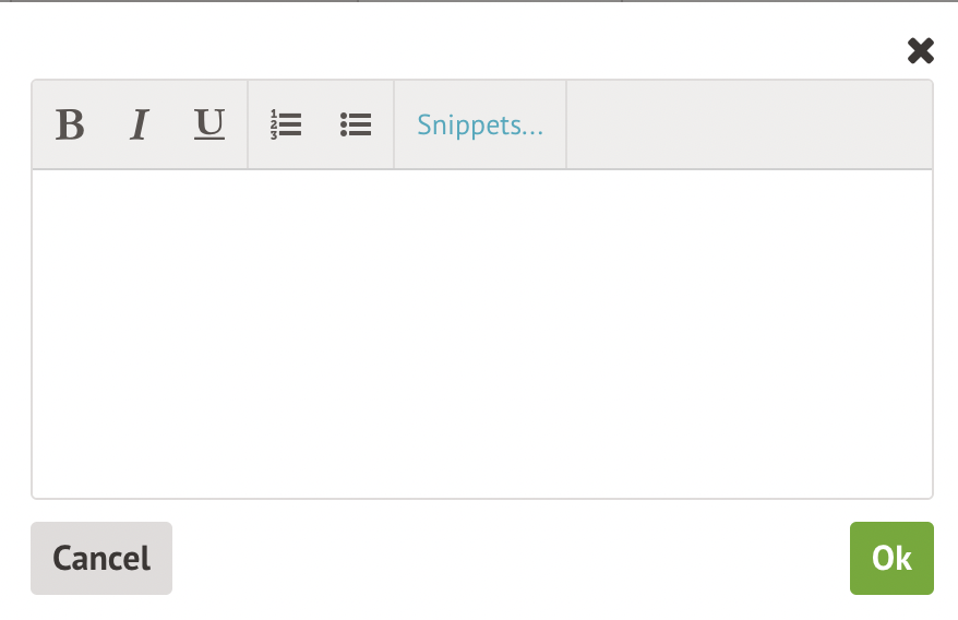 Editing or deleting a snippet – Arbor Help Centre